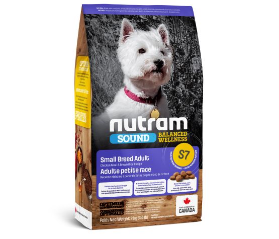 NUTRAM SOUND (S7) BALANCED WELLNESS for Small Breeds: Chicken and Brow ...
