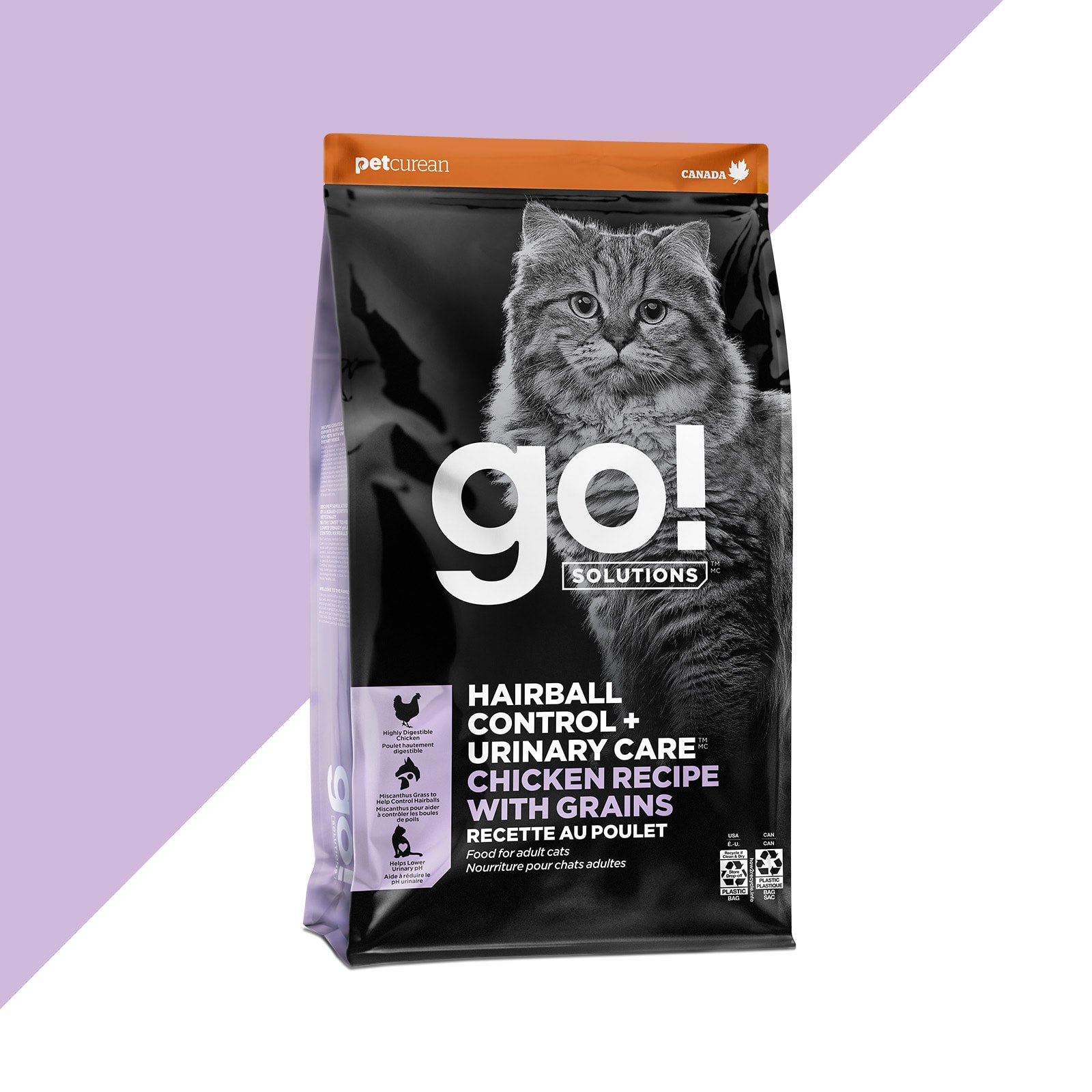 PETCUREAN GO! - Hairball Control + Urinary Care Dry Cat Food – The ...